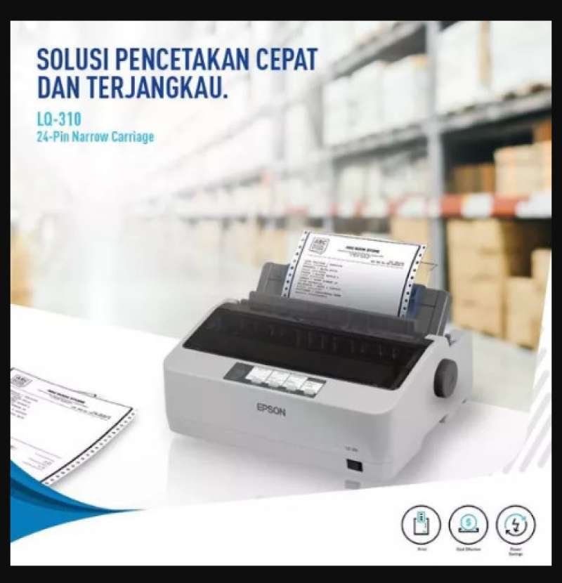 Promo Printer Epson Lq310 Dot Matrix 24 Pin Dot Matrix High Speed ...