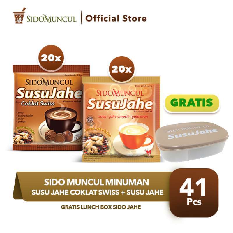 Promo Sido Muncul Susu Jahe Coklat Swiss + Susu Jahe 3x10s FREE Lunch ...