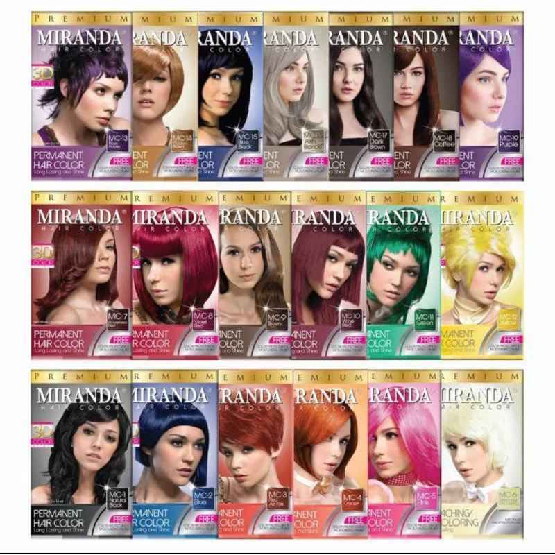 Jual MIRANDA HAIR COLOR 60gr+60ml - GOLDEN BROWN di Seller Miss Cutie ...