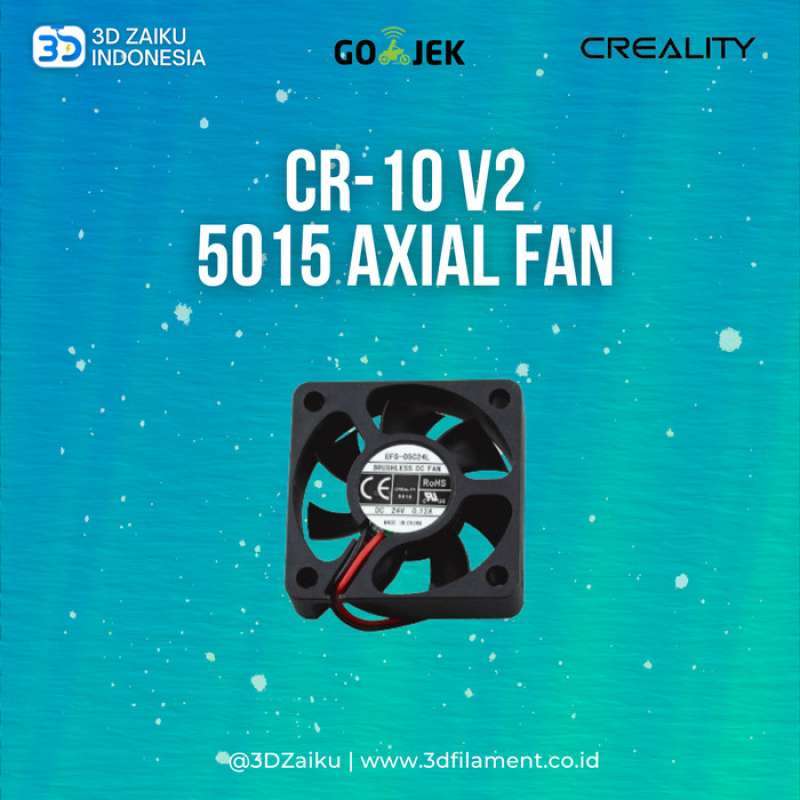 Promo Creality CR-10 V2 3D Printer 5015 Axial Fan Diskon 23% di Seller Akurima Store - Kalibata ...
