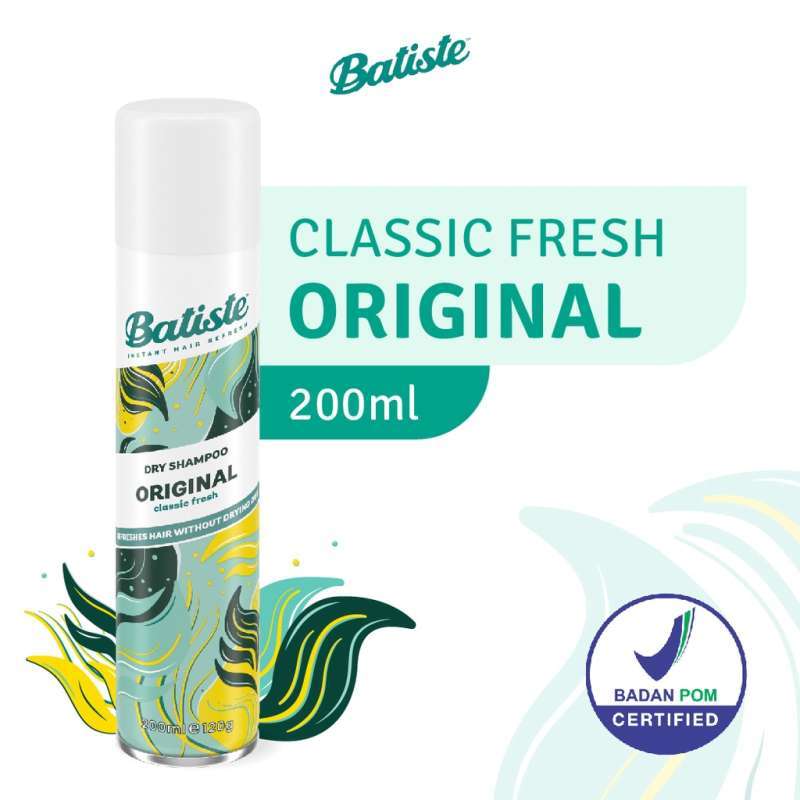 Promo Batiste Dry Shampoo Clean & Classic Original [200 Ml] - D Diskon ...