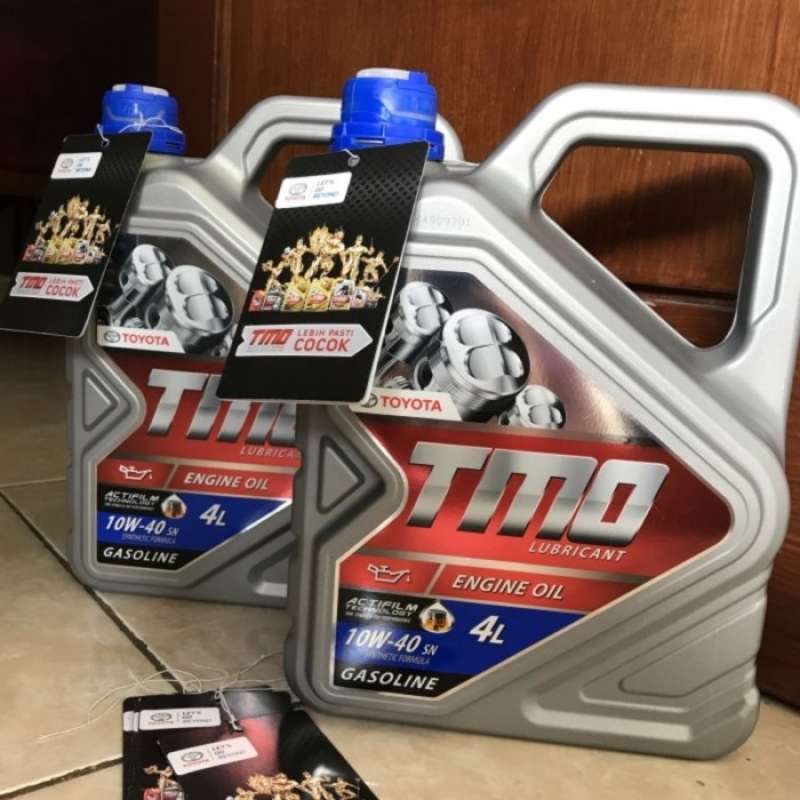 Promo Pelumas/ Oli Toyota TMO 10w-40w SAE 4 Liter Api SN /SL Original ...
