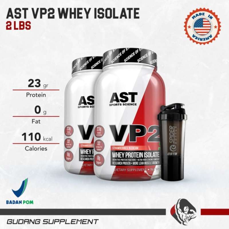Promo Ast Vp2 2 Lbs Whey Protein Isolate Whey Protein Isolate Diskon 4% ...