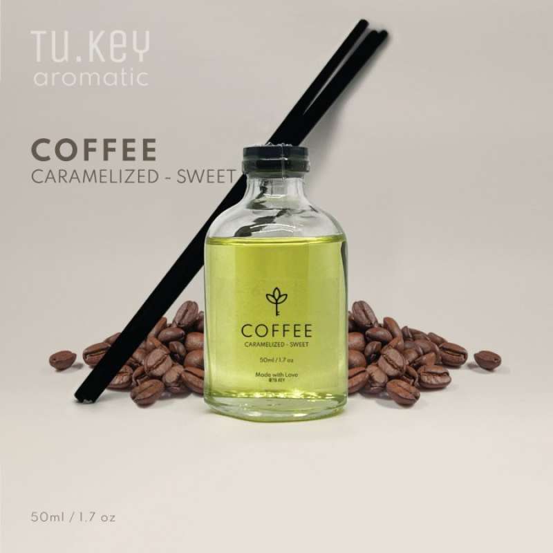 Promo COFFEE Reed Diffuser | Reed Diffuser 50Ml - Tu.Key Aromatic - - Diskon 6% di Seller ...