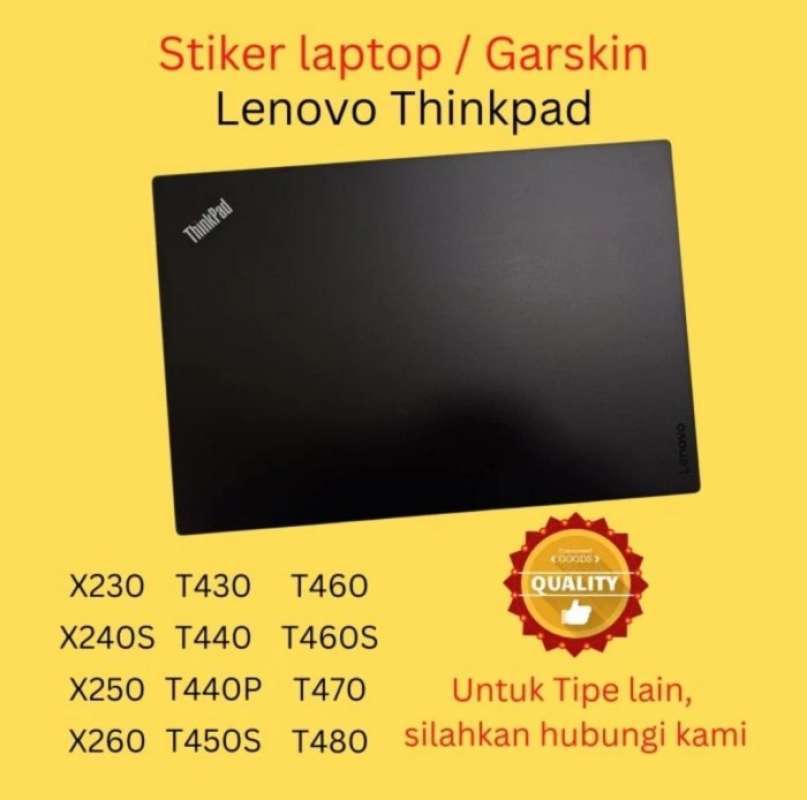 Promo stiker laptop atau garskin laptop lenovo thinkpad Diskon 24% di ...