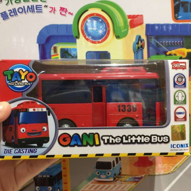 Promo Tayo Red Bus Pullback Diecast Original Iconix Korea Diskon 26% Di ...