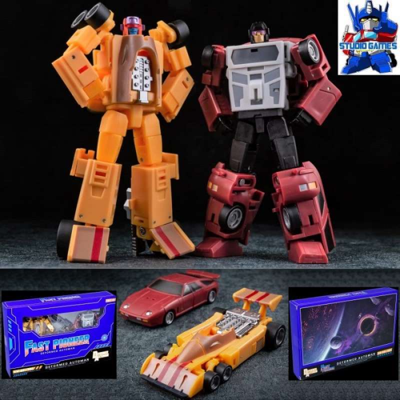 Promo BW-002 Fast Pioneer - Deformed Automan - Transformers G1 Menasor ...
