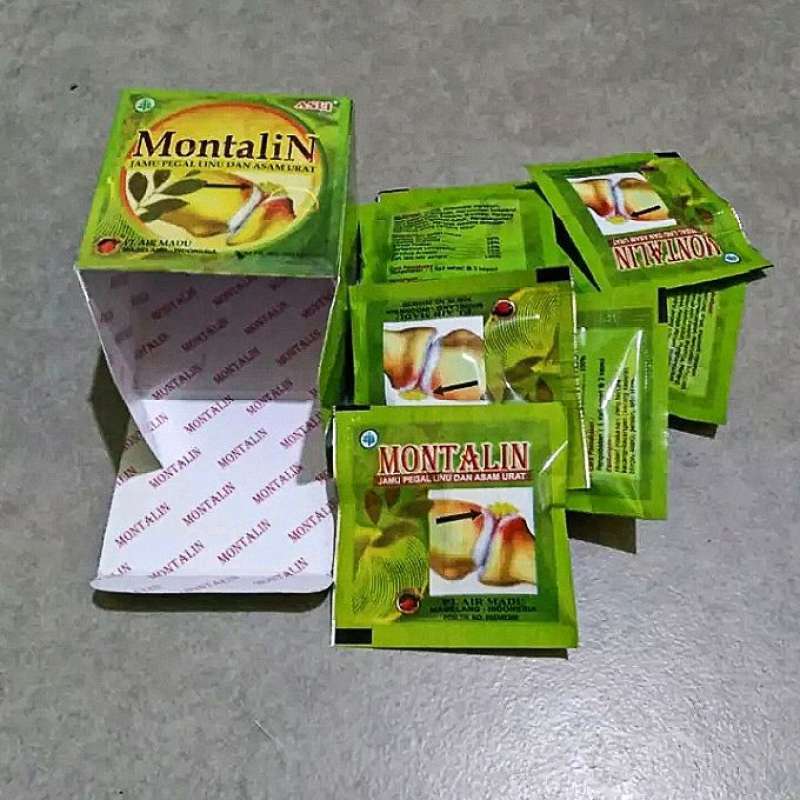 Jual Kapsul Asamurat Montalin 1 Box 10 Sachet Di Seller Farhanherbal ...