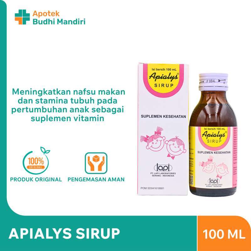 Jual Apialys Sirup 100ml - Memenuhi Kebutuhan Vitamin Pada Anak Di ...