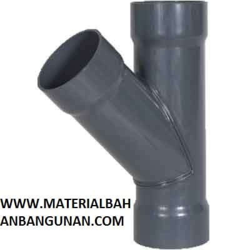 Promo TY tee Y 6 inch pipa pvc T Y sambungan pipa heavy duty D 45 ...