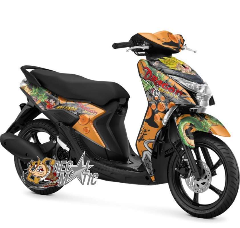 Jual Stiker Full body Decal Motor Yamaha Mio Gear 125 Dragon Ball Z di ...