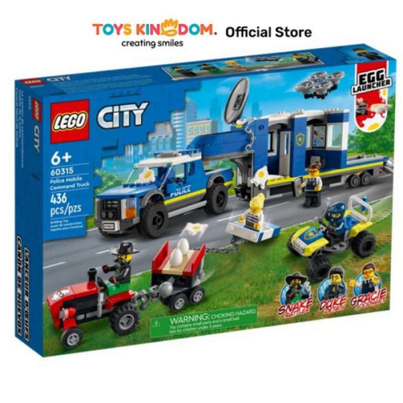 Jual LEGO® City Police Mobile Cmnd Truck 60315 di Seller Toys Kingdom ...
