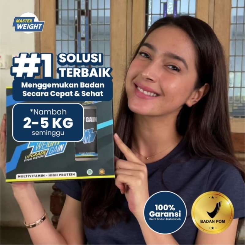 Promo master susu weight gain penambah gemuk penggemuk berat badan dewasa Diskon 4% di Seller ...