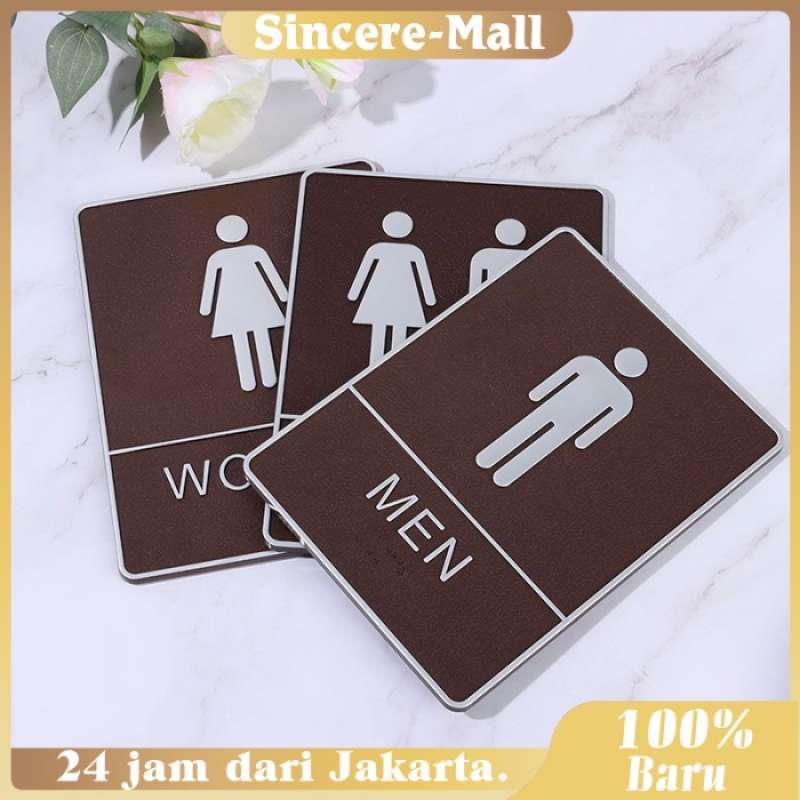 Jual Toilet Sign Akrilik Sign Board Toilet Papan Toilet Sign Restroom ...