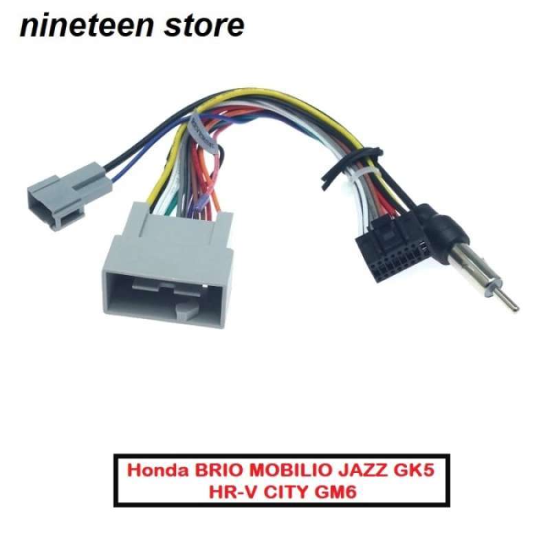Jual Kabel Soket PNP Head unit Android Honda Jazz Freed Brio Mobilio di ...