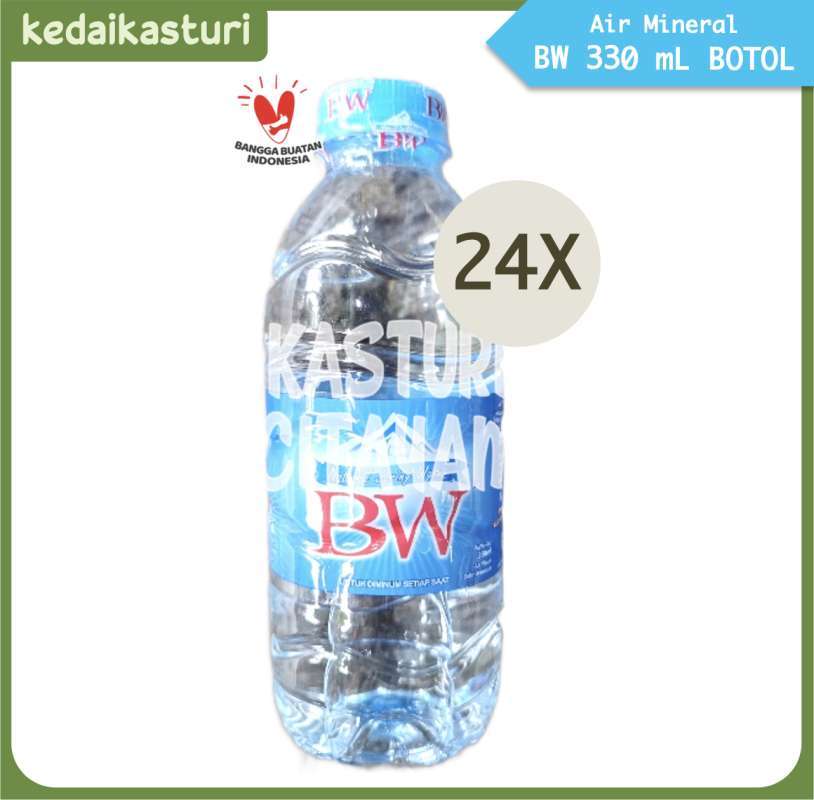 Jual Bw Rose Brand 330 Ml Air Mineral [1 Karton X 24 Botol] Di Seller ...