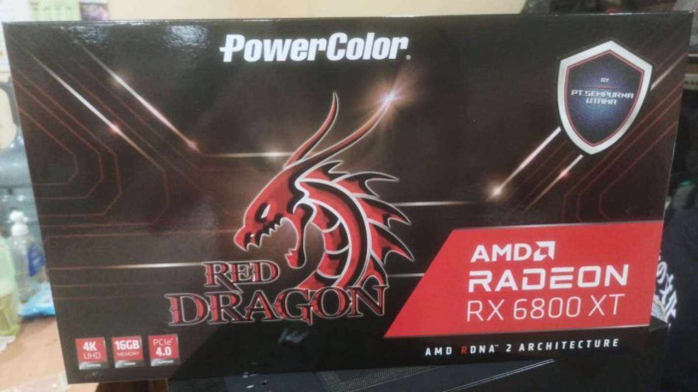 Promo PowerColor Red Dragon AMD Radeon RX 6800 XT / 6800XT 16GB GDDR6X ...