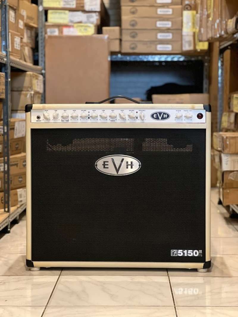 Jual Evh 5150 Iii 50 Watt 2X12 Inch Tube Combo Amplifier Ivory 230V di ...