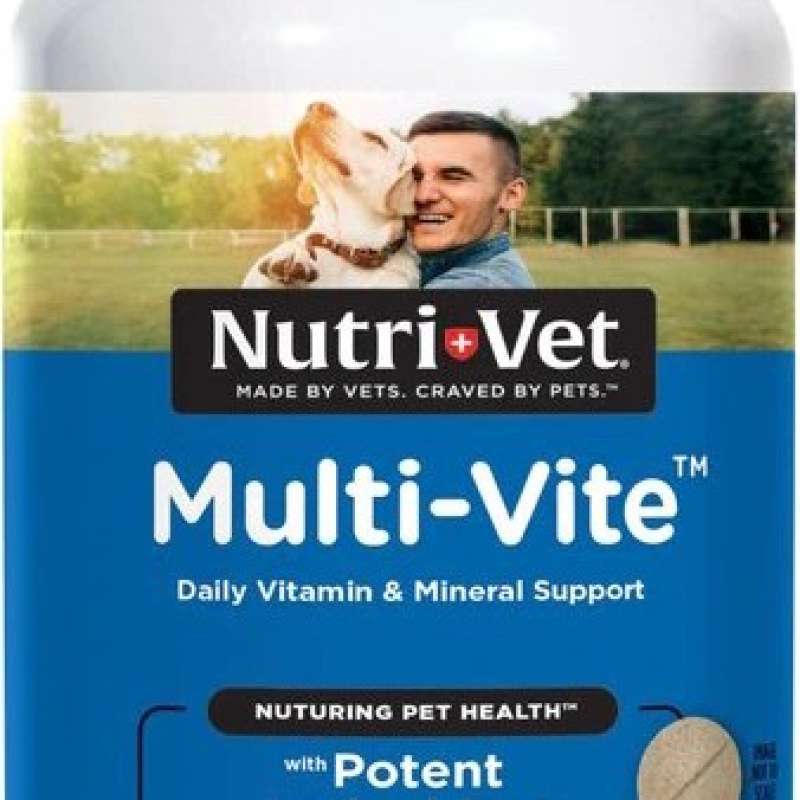 Promo Nutri Vet Multi Vite Chewable Tablets Multivitamin For Dogs ...
