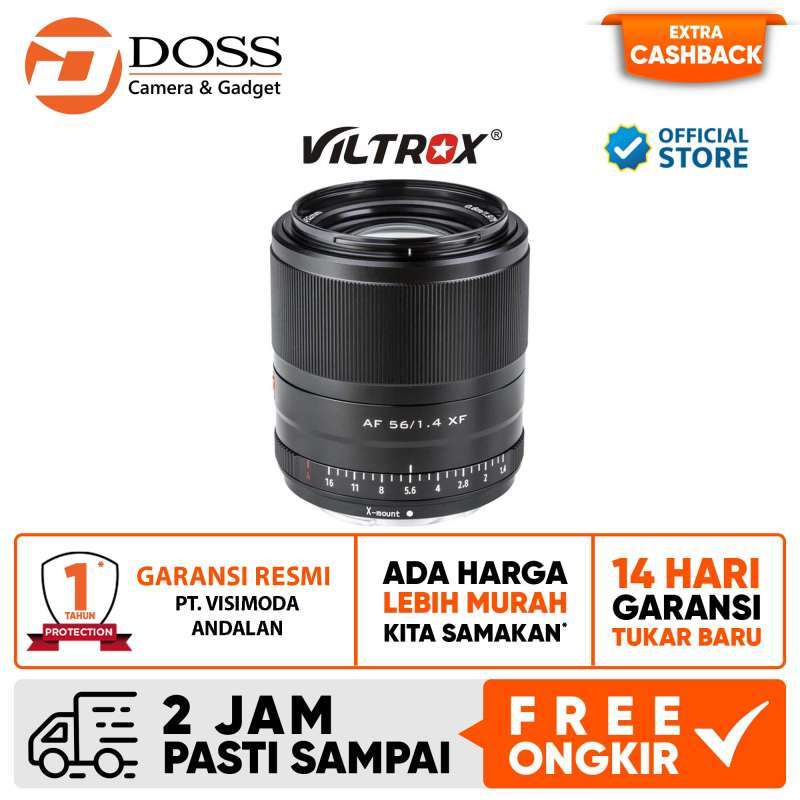 Jual Viltrox AF 56mm F1.4 for Fujifilm XF Mount Viltrox 56 mm F1/4 Lens di Seller Doss MKS ...