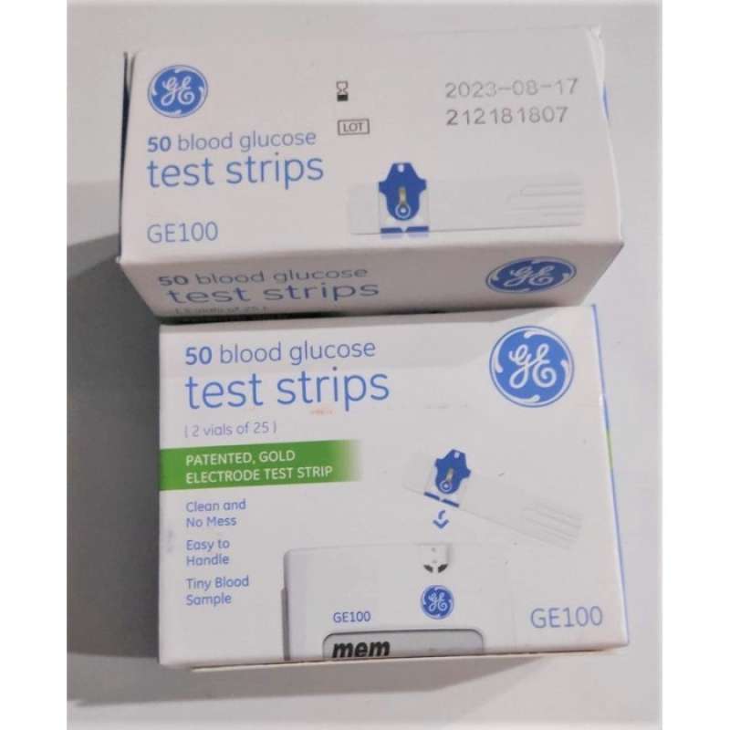 Promo Ge100 Blood Glucose Test Strips Diskon 17% di Seller Bergas ...