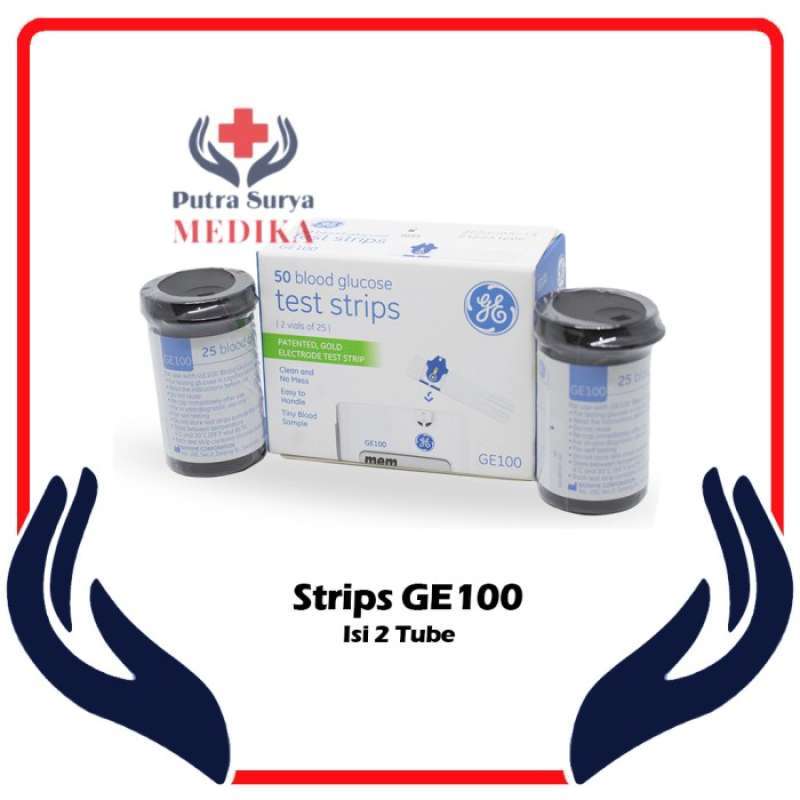 Promo Ge 100 Blood Glucose Test Strips Diskon 17% di Seller Bergas ...