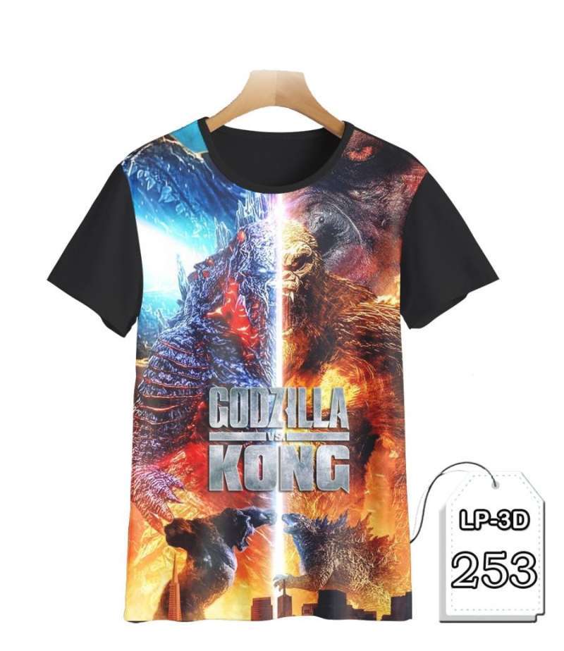 Jual Baju Godzilla vs. Kong King of the Monsters Baju Anak 3D #LP3D-253 ...
