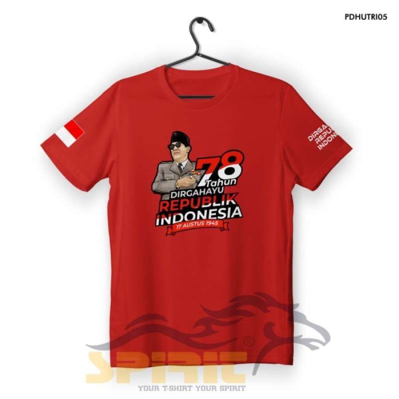Jual kaos hut ri ke 78 kaos 17 Agustus kemerdekaan indonesia 2023 katun di Seller Kalibra Store ...