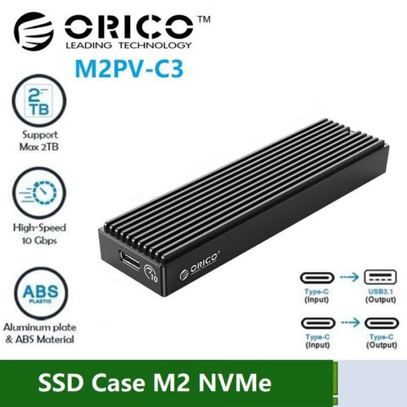 Promo Casing Ssd M.2 Nvme Ssd Enclosure Usb Type-c Co M2pv-c3 Diskon 23 ...
