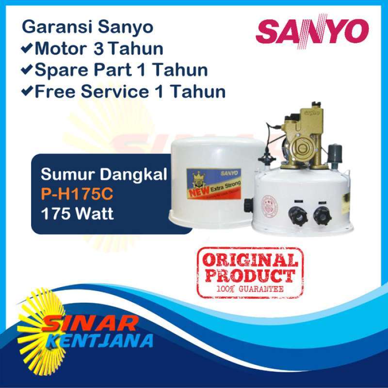 Promo POMPA SANYO PH-175 C - SUMUR DANGKAL AUTO Diskon 23% di Seller Waroka Store - Cengkareng ...