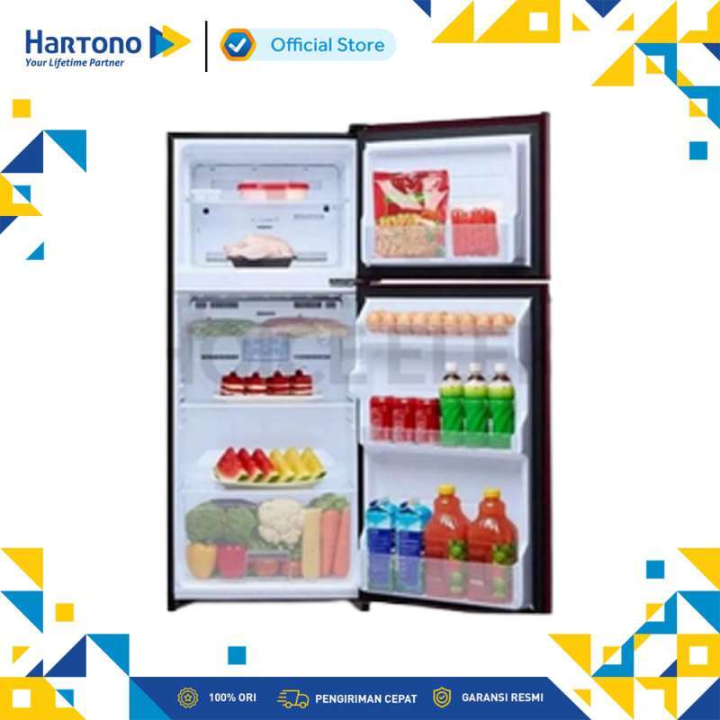 Jual Sharp Kulkas Kecil 2 Pintu Small 2 Door Refrigerator Sj197ndvb2 Di Seller Myhartono Store ...