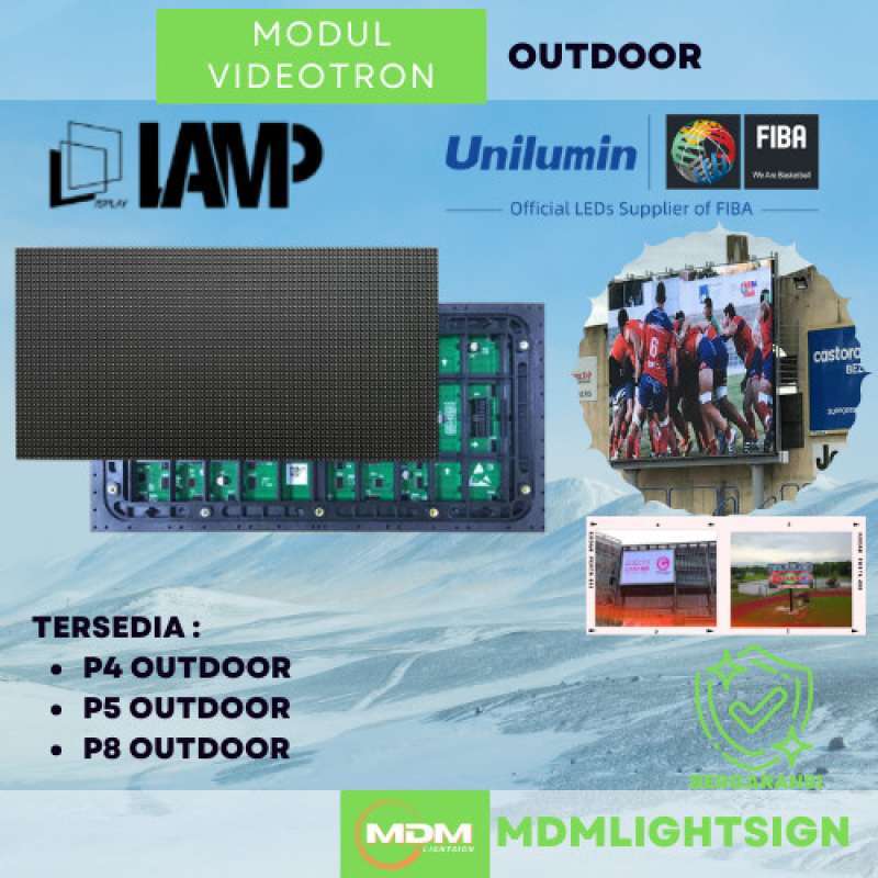 Promo Modul Panel Led Videotron Outdoor Full Color P4 P5 P8 - Lamp ...