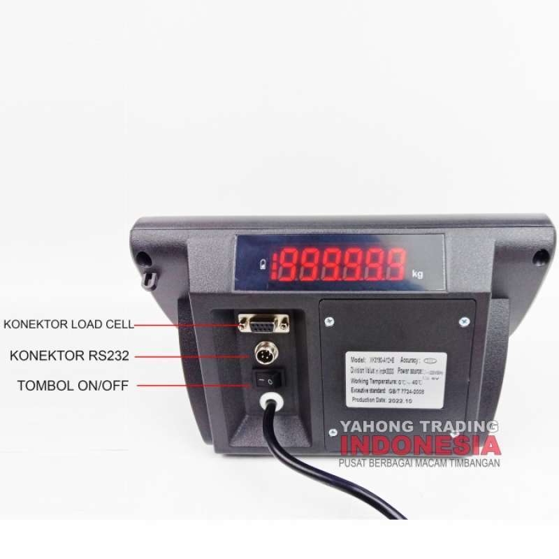 Promo INDIKATOR / KEPALA TIMBANGAN DIGITAL A12E -2 RS232 DUAL DISPLAY Diskon 50% di Seller ...