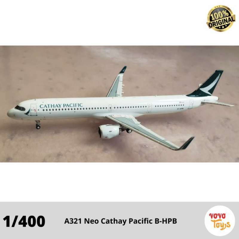 Promo Miniatur Pesawat 1/400 A321 Neo Cathay Pacific by Panda Models ...