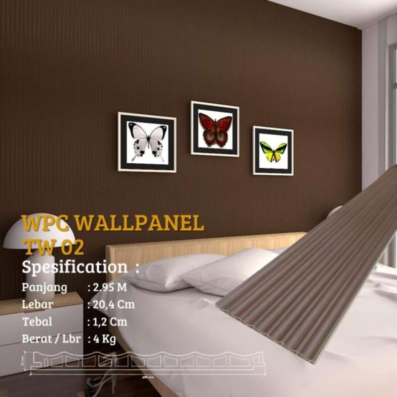 Promo Wpc Panel Kisi Kisi Partisi Motif Solid Kayu ( Best Sale Wpc ...