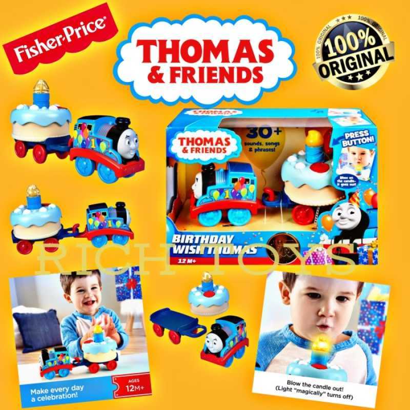 Promo Thomas and Friends Birthday Wish Thomas Mainan Kereta Anak Diskon ...