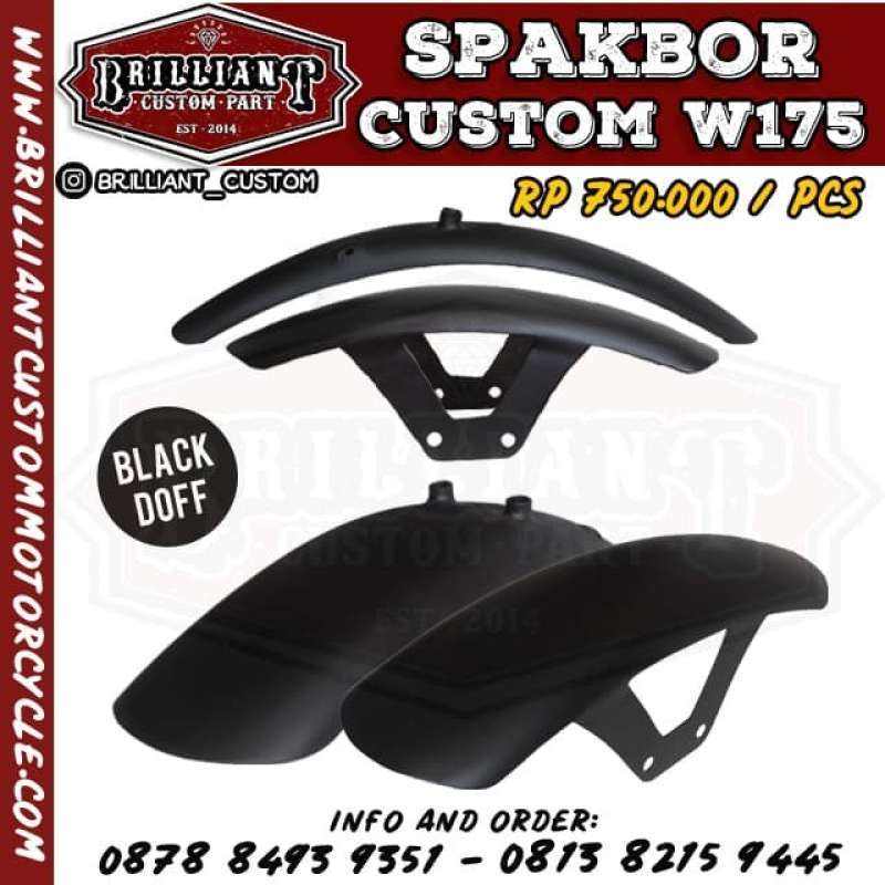 Jual Spakbor Belakang W 175 Custom Kit Terbaru Dengan Harga Termurah Di ...
