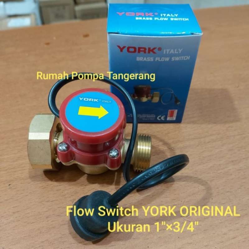 Promo Otomatis pompa air booster/flow switch york ukuran 1x3/4 Diskon ...