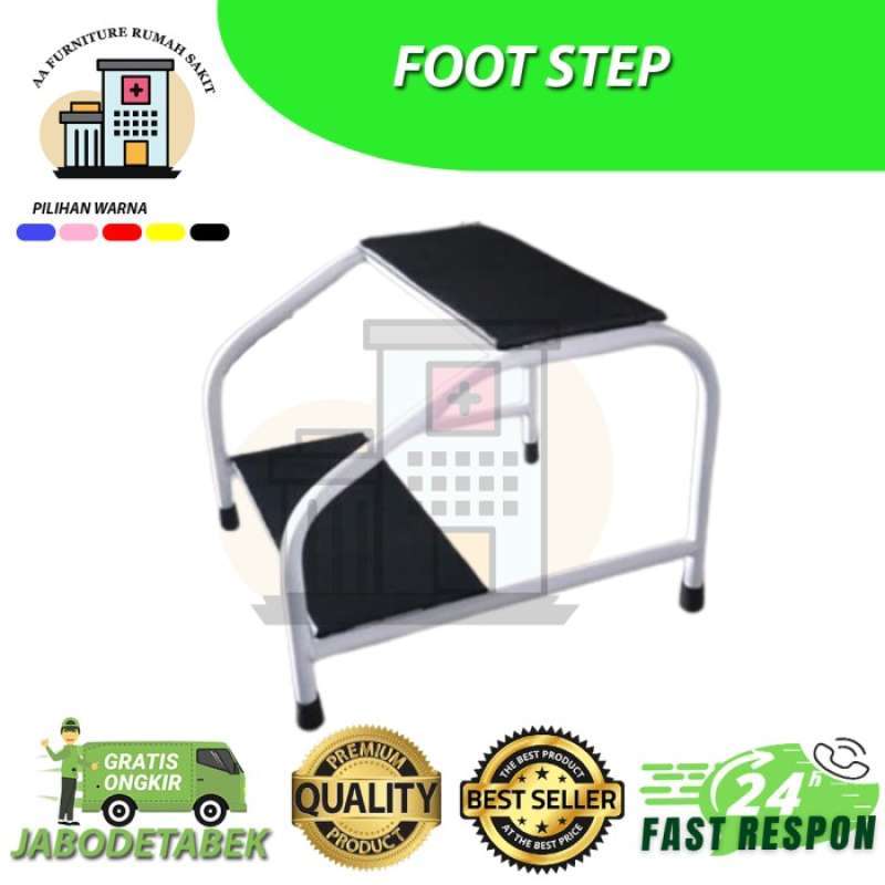 Jual Foot Step Tangga Meja Periksa Pasien Besi Dan Stainless Di Seller ...