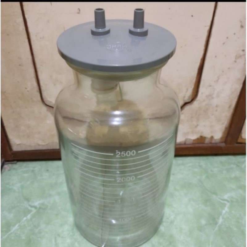 Promo Botol Tabung Kaca Suction 2500 Ml Diskon 23% di Seller Honey ...