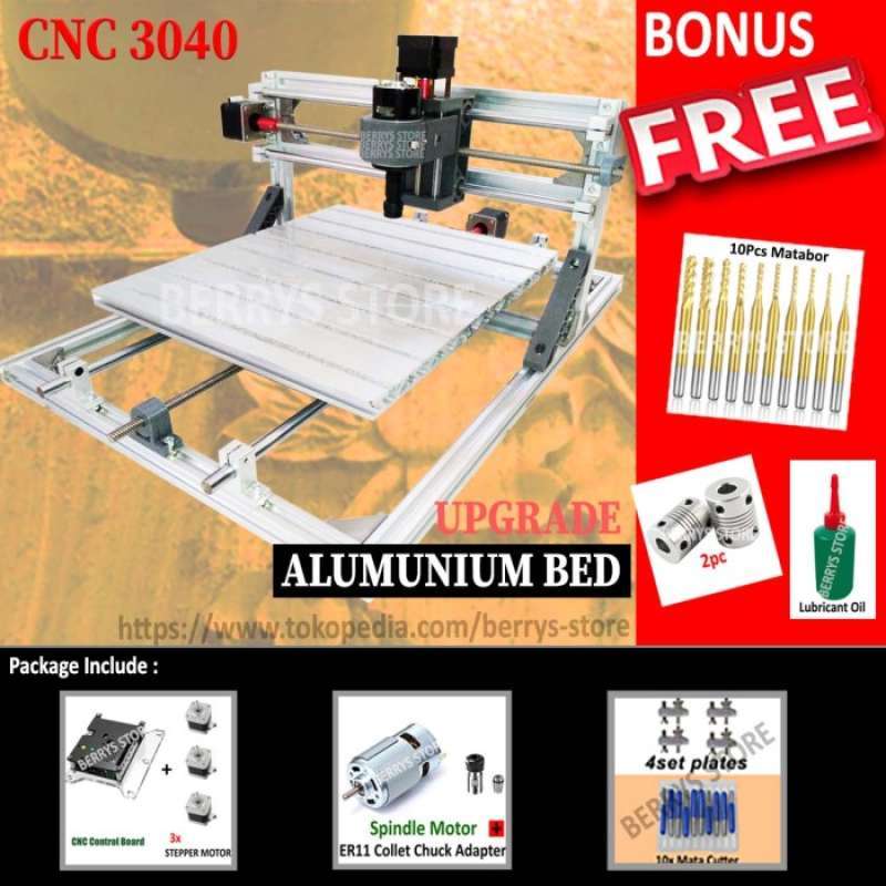 Promo MESIN CNC MINI ROUTER MILLING CUTTING GRAFIR PCB KAYU AKRILIK ...