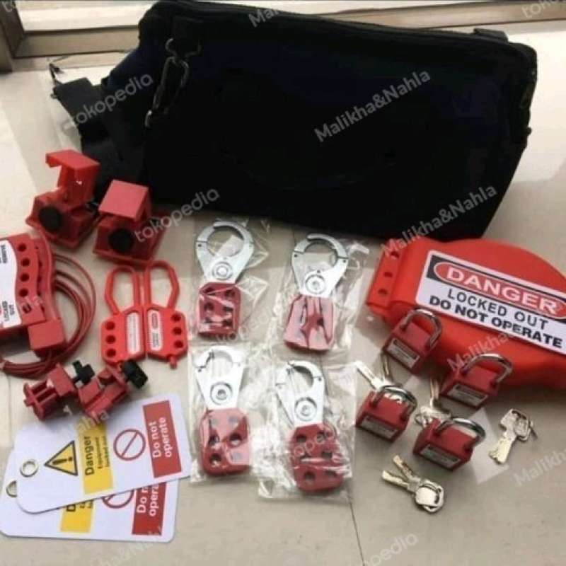 Jual loto industrial safety lock out tag out kit paling laris di Seller ...