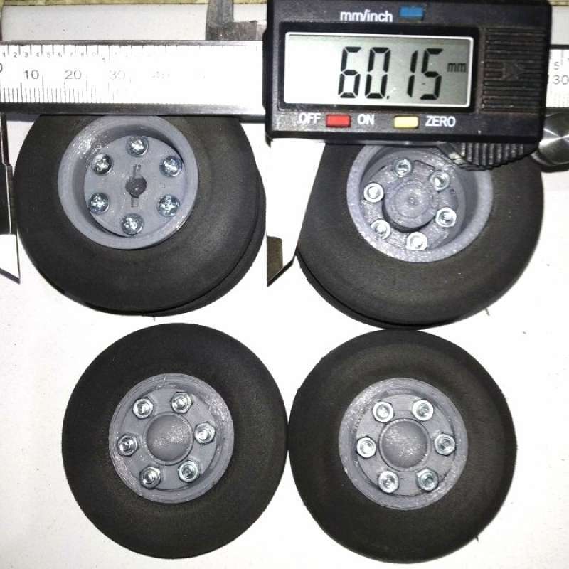 Promo velg miniatur truk bus Skala 14 canter diameter velg 34mm Fullset ...