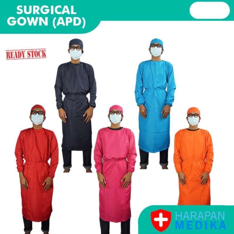 Promo Surgical Gown Apd Gown Baju Bedah Operasi Baju Tenaga Medis ...