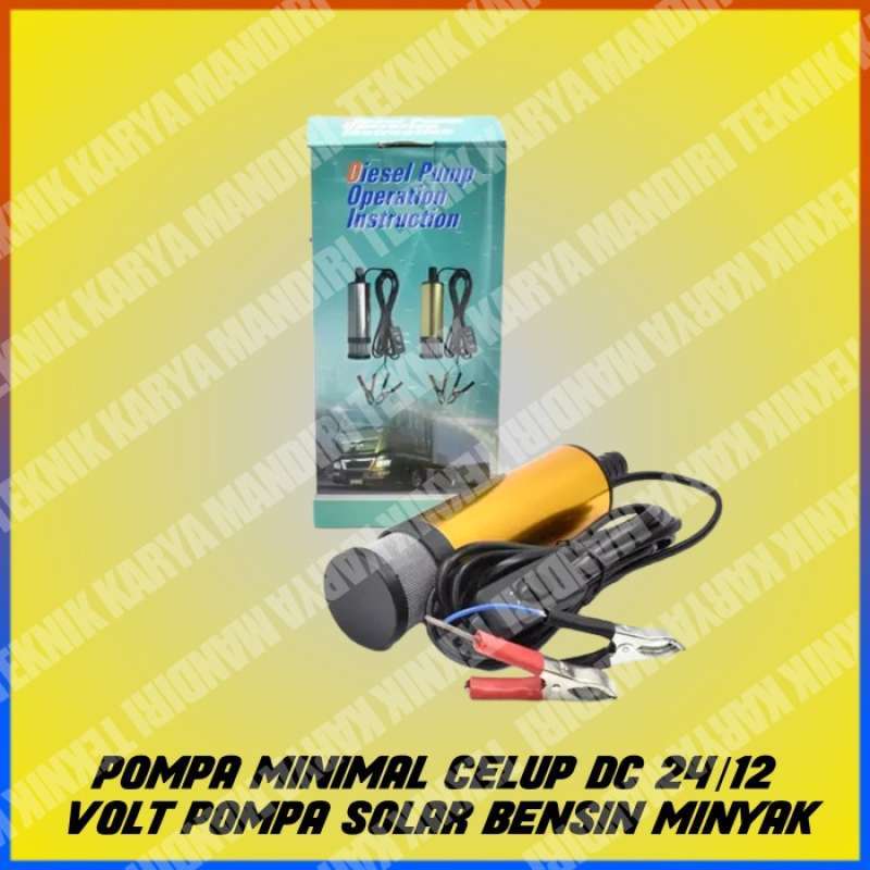 Promo POMPA AIR CELUP MINI PORTABLE DC 12 VOLT DIESEL PUMP - MINYAK ...