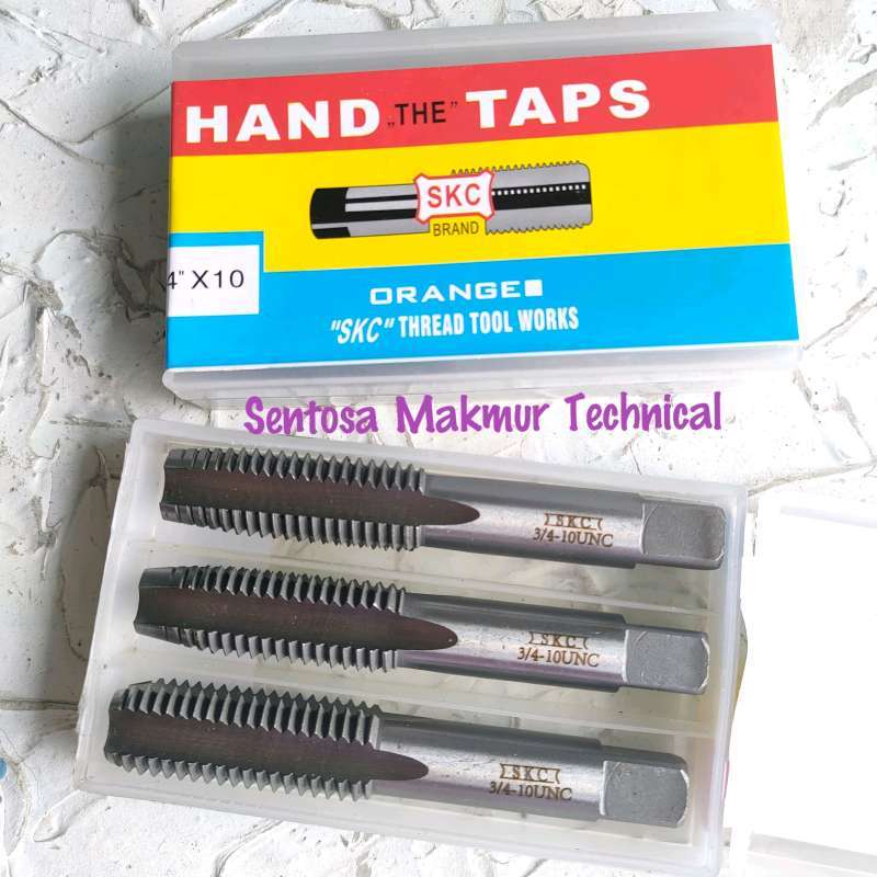 Jual M 3/4 X 10 Mata Hand Tap Bor Pembuat Ulir Drat Derat Baut M3/4 X ...