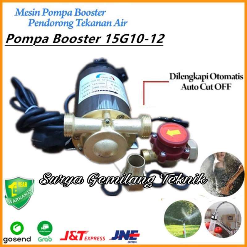 Promo Pompa Dorong Booster Pump 90Watt Otomatis Auto Pendorong Hoter ...