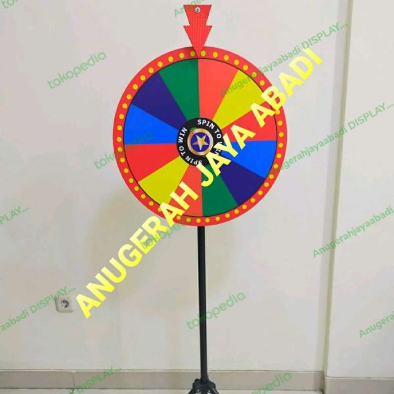Jual WHEEL OF FORTUNE / PUTARAN ROULETTE /RODA UNDIAN CETAK CUSTOM ...
