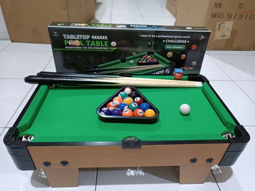 Promo Mainan Mini Meja Billiard Anak Diskon 33% Di Seller Toys Island ...