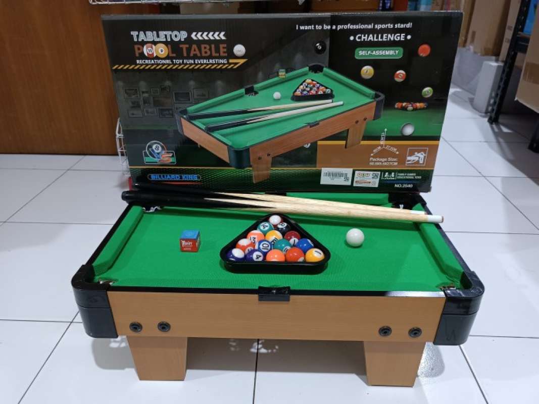Promo Mainan Mini Meja Billiard Anak Diskon 33% Di Seller Toys Island ...